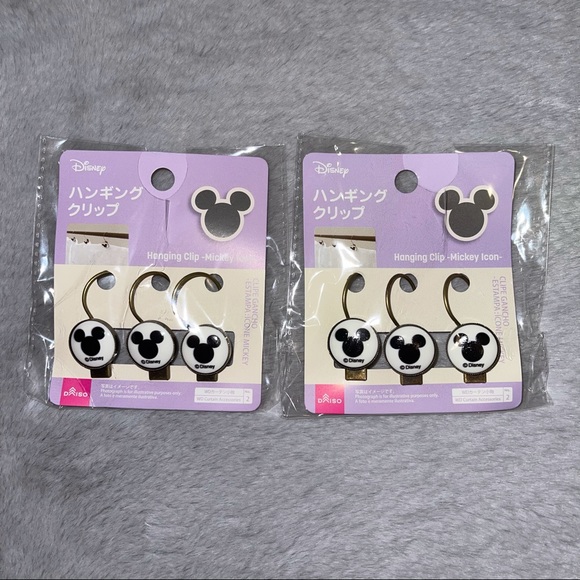 Disney | Accents | Disney Daiso Mickey Icon Hanging Clips | Poshmark